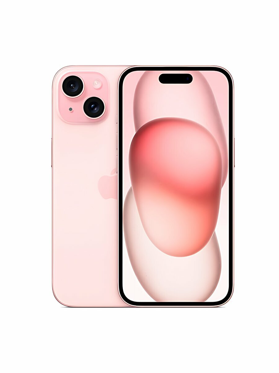 Официально авторизовано Смартфон Apple Iphone 15 Plus 256 ГБ (Pink), nano SIM, камера 48MP