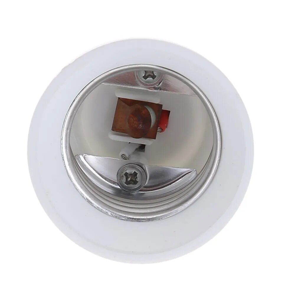 Адаптер G9 E27, белый, компактный — фото 1