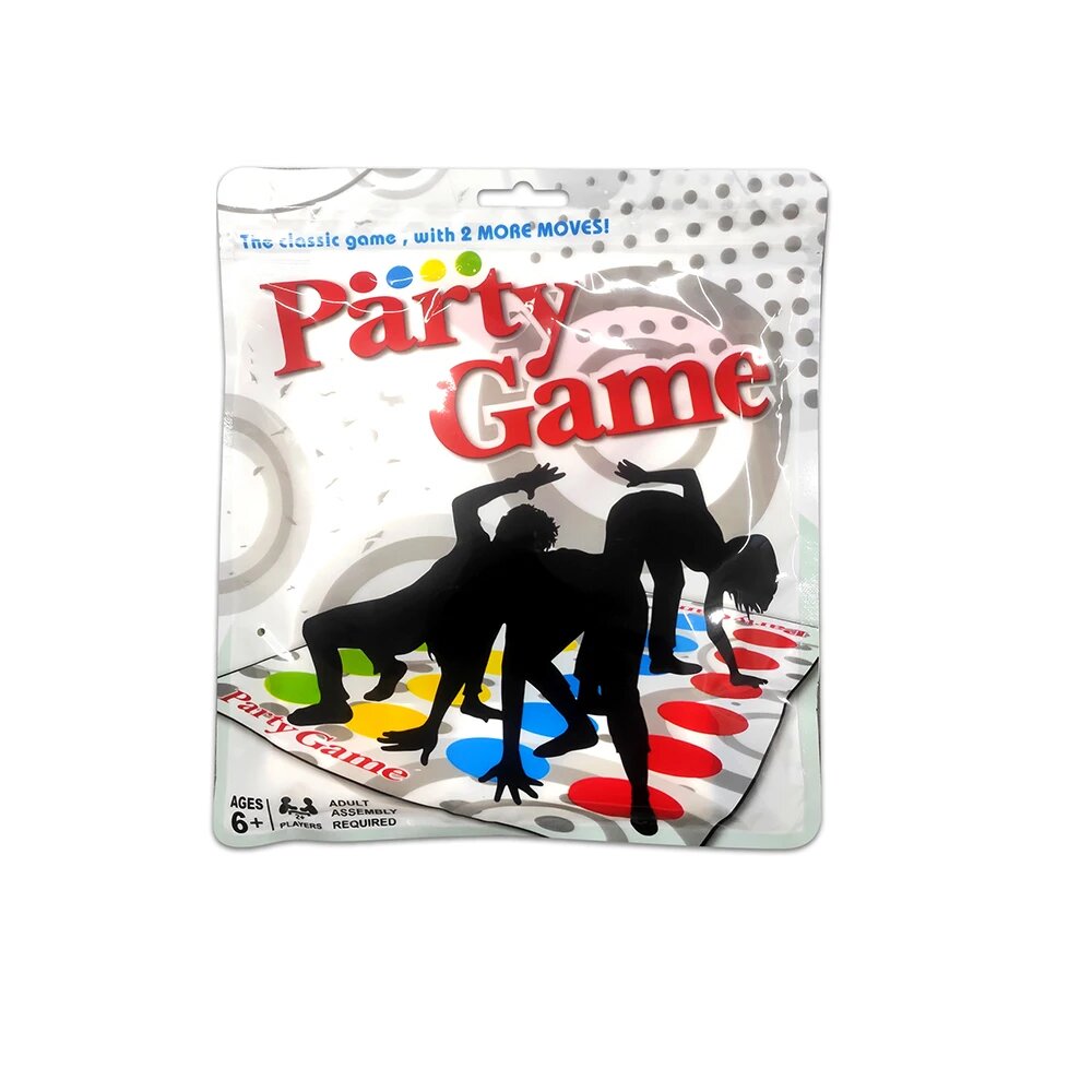 Интерактивная спортивная игра Твистер для всей семьи WHITE