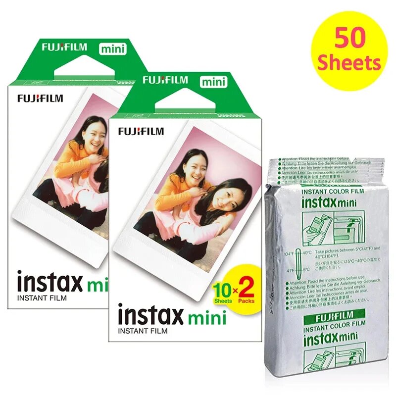 Fujifilm Instax Mini Film, 50 листов