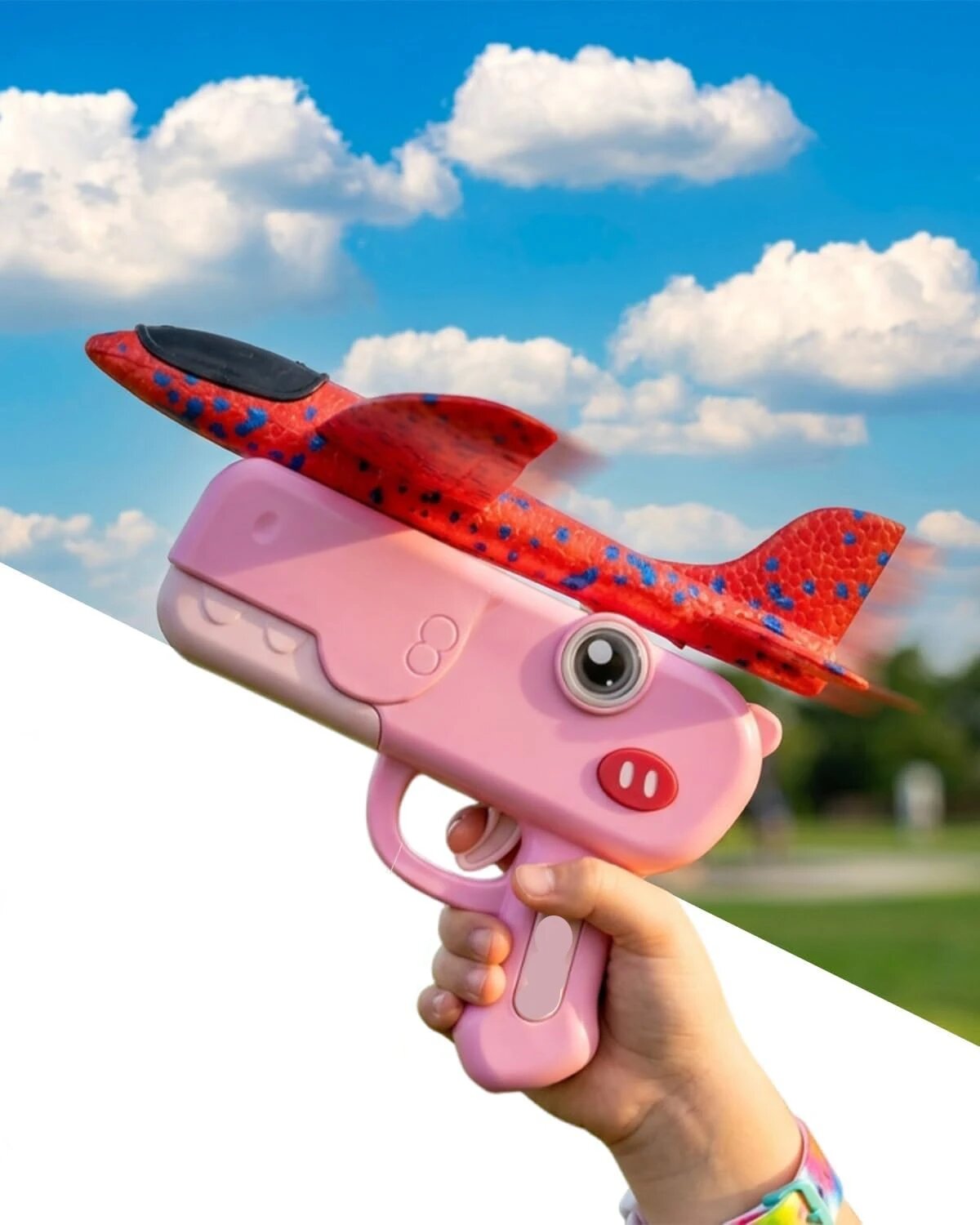 Yokibo Самолеты-катапульты из пенопласта с динозаврами Розовый, Pink