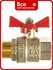 Кран шаровой Valtec Base рукоятка бабочка 3/4" внутренняя-наружная VT.218. N.05