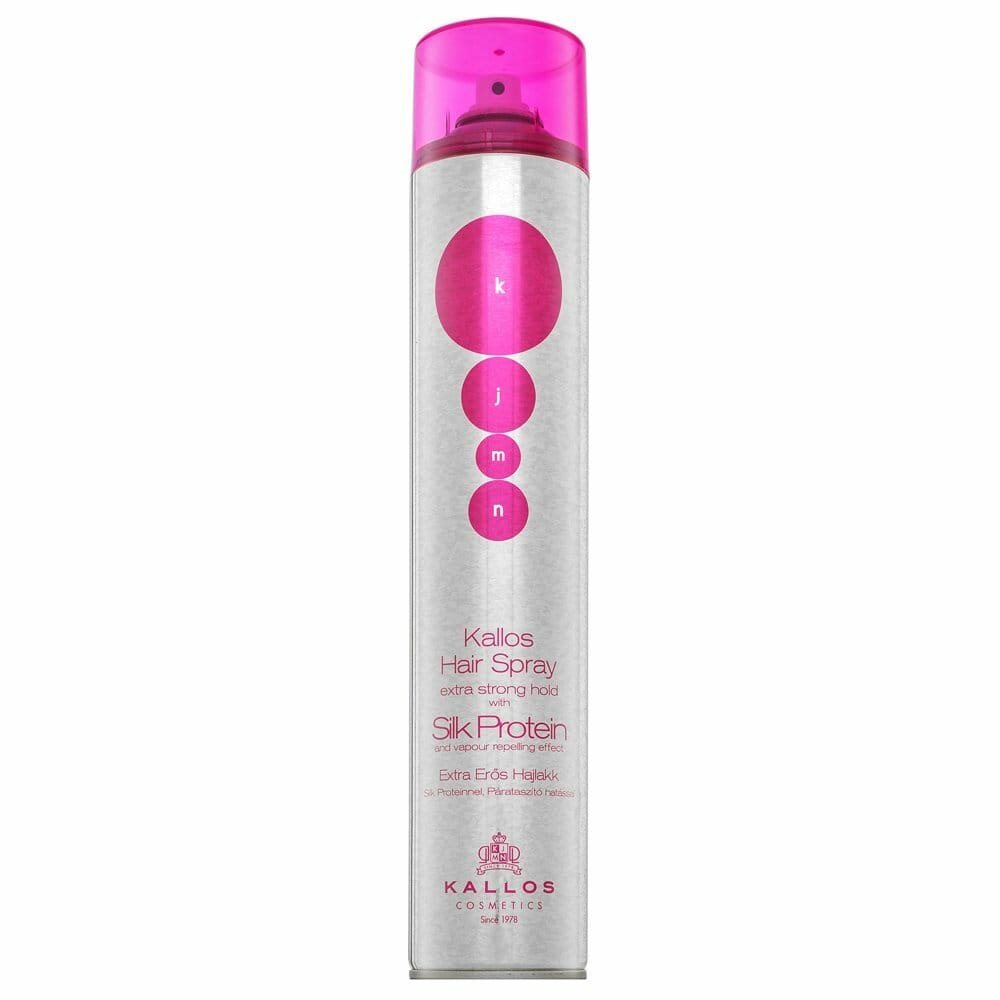 Лак для волос Kallos Silk Protein Hair Spray Extra Strong Hold 750 мл
