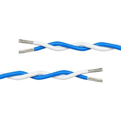 Кабель витая пара 22AWG, 5 метров, Синий/Белый