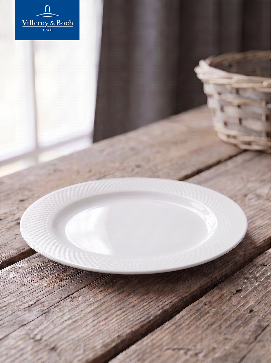 Тарелка салатная 21 см, Easy White, Villeroy & Boch, Премиум-Фарфор