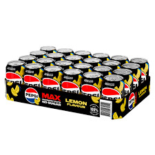 Газированный напиток Pepsi Max Lemon Zero (Лимон без сахара) 0.33л Х 24 шт, Дания