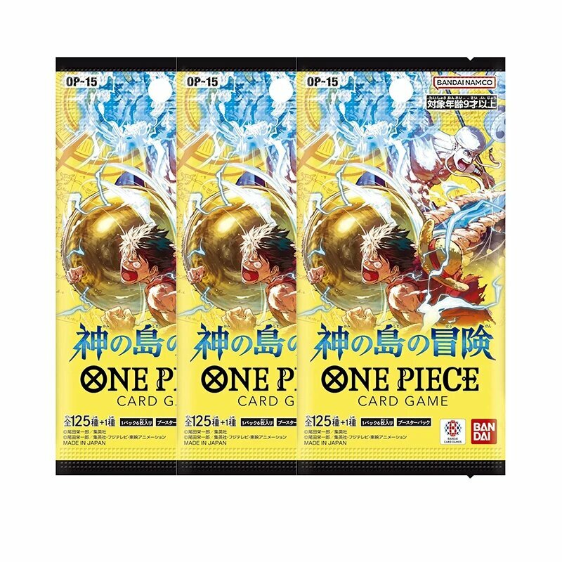 BANDAI ONE PIECE: The Adventure on God's Island OP-15 Booster Pack 3Packs