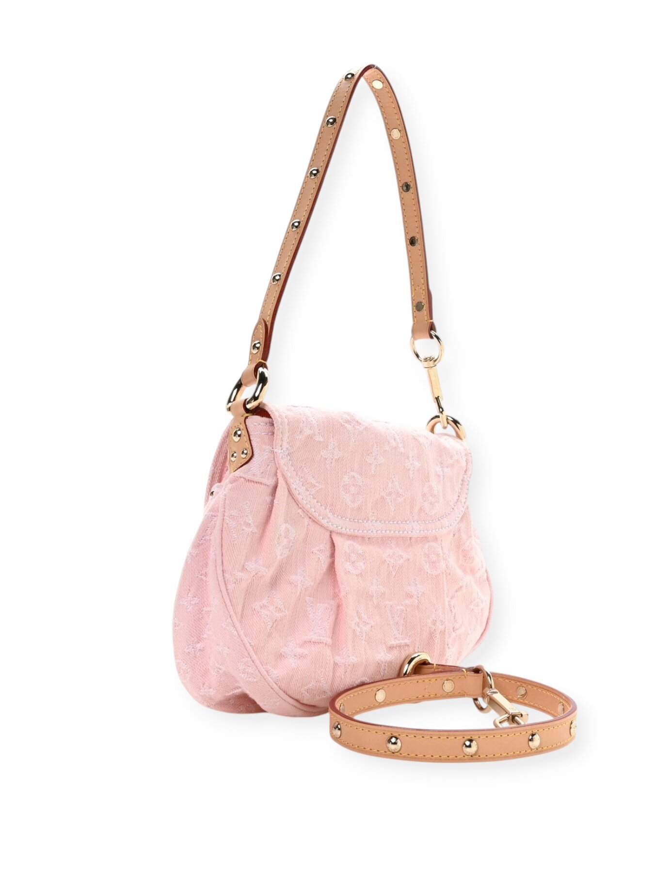 Сумка Louis Vuitton Monogram Denim Sunset, розовый — фото 1