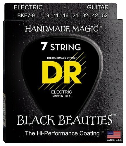 Струны для электрогитары DR String BKE7-9 — фото 1