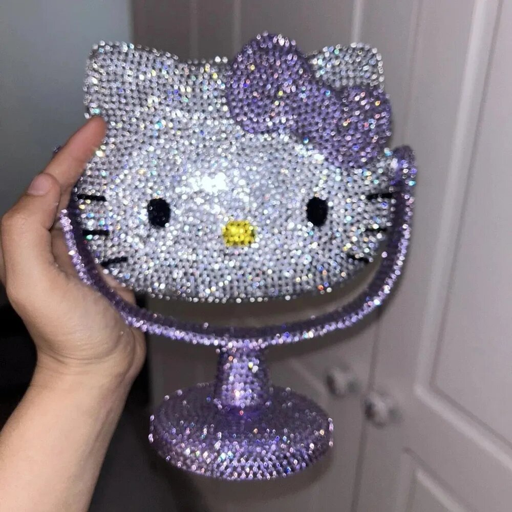 Алмазная мозаика Hello Kitty зеркало набор для творчества 220 мм