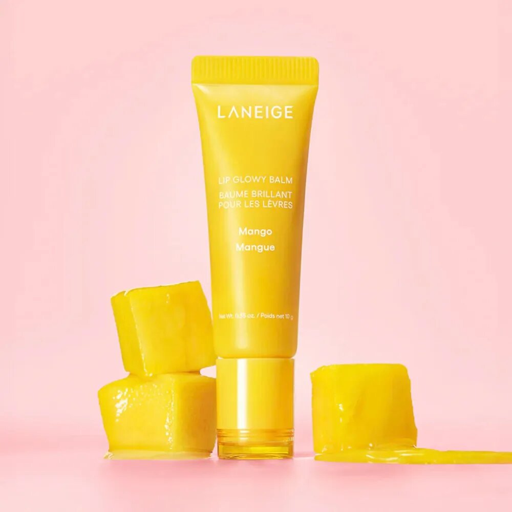 LANEIGE Бальзам для губ Lip Glowy Balm Mango, 10 г — фото 1