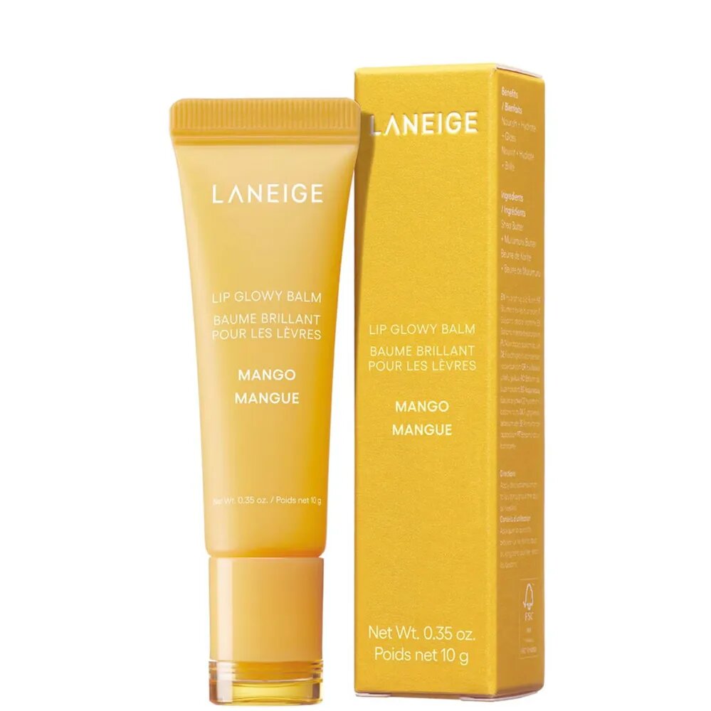 LANEIGE Бальзам для губ Lip Glowy Balm Mango, 10 г