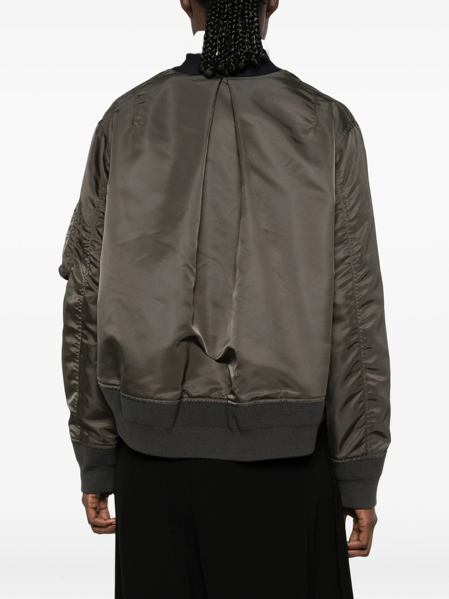 Бомбер Sacai Panelled hybrid bomber jacket, размер 42 — фото 1