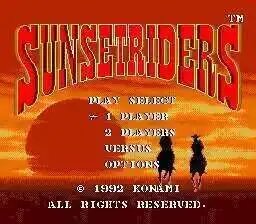 SunsetRiders 16-битная игровая карта для Sega Mega Drive EUR Shell