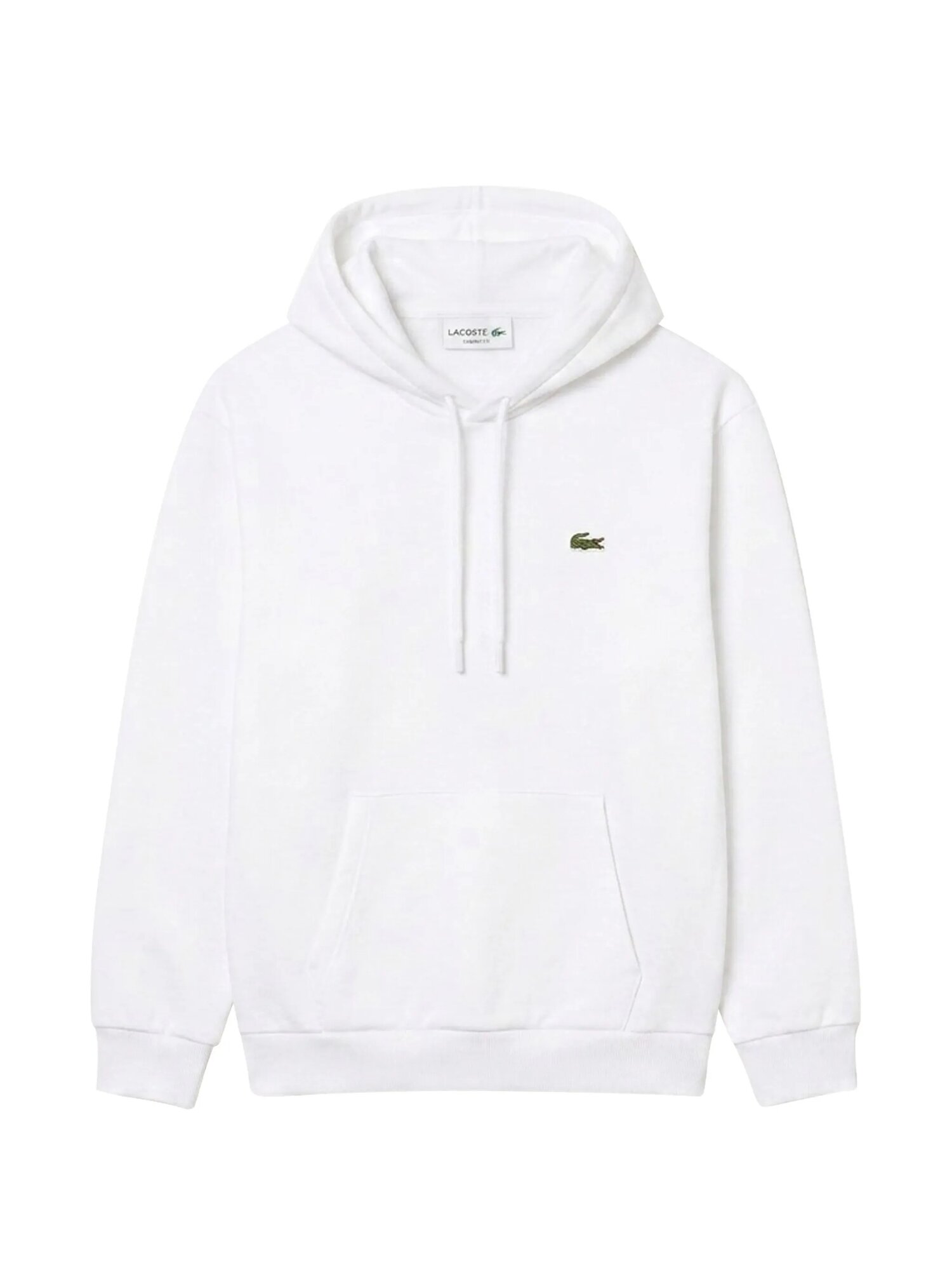 Худи LACOSTE Logo-patch drawstring hoodie