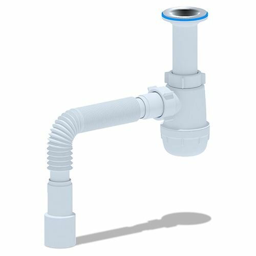 RU-АП A0515 Сифон Ани Грот (под мойку) 1.1/2"*40 с литой