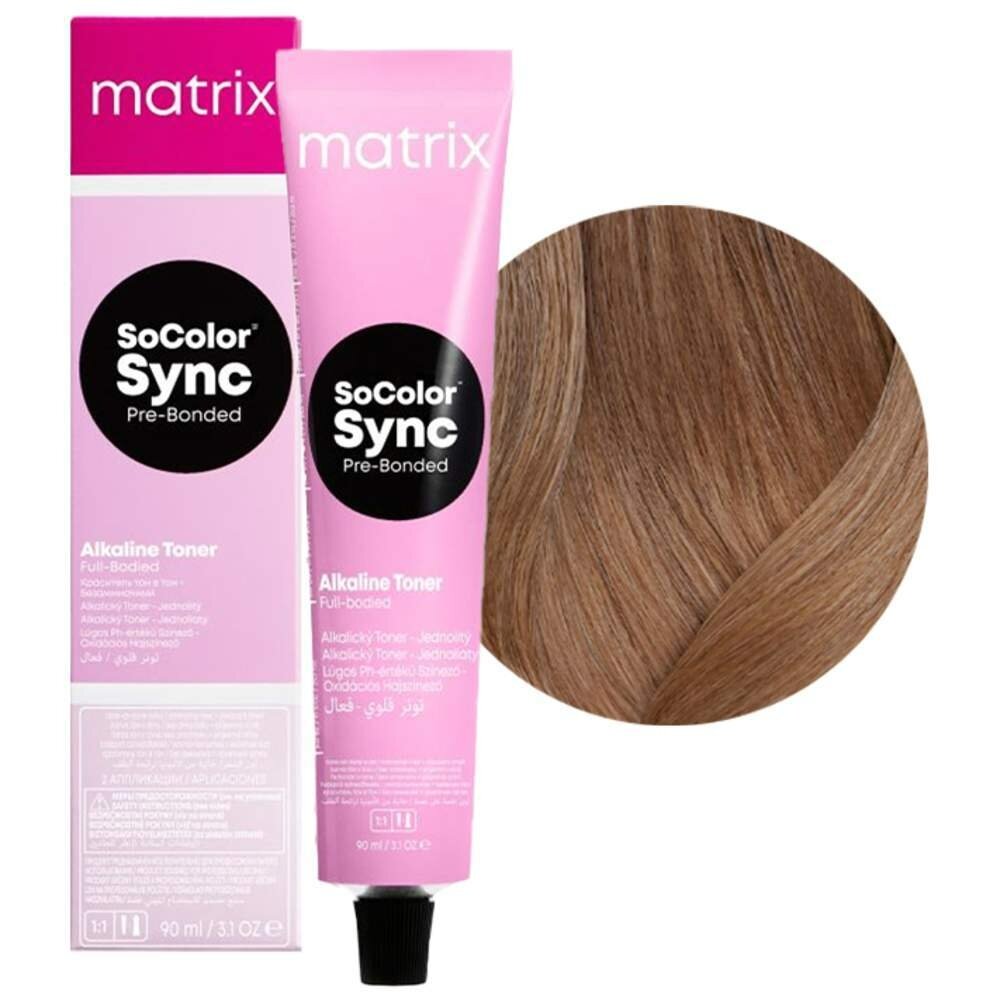Matrix SoColor SYNC 8N Тонирующая крем краска для волос 90мл