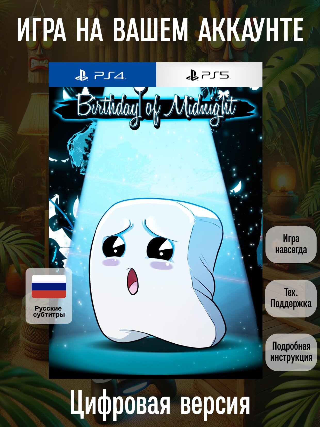 Birthday of Midnight | PlayStation 4/5 | русские субтитры и интерфейс | Аркада