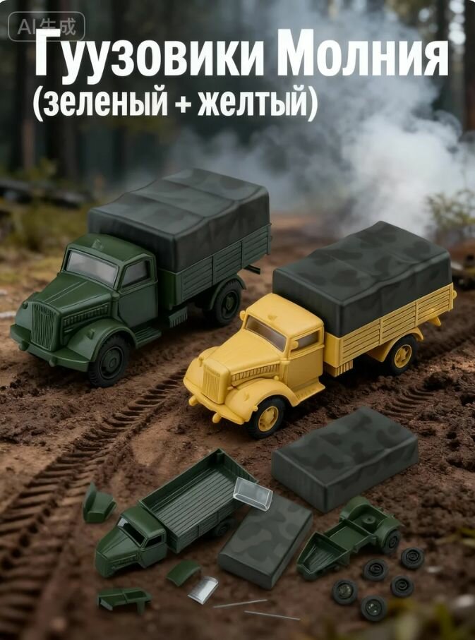 Сборная масштабная модель 1:72 Немецкий грузовик Opel Blitz, пластиковый конструктор для сборки и коллекции, детализированная миниатюра