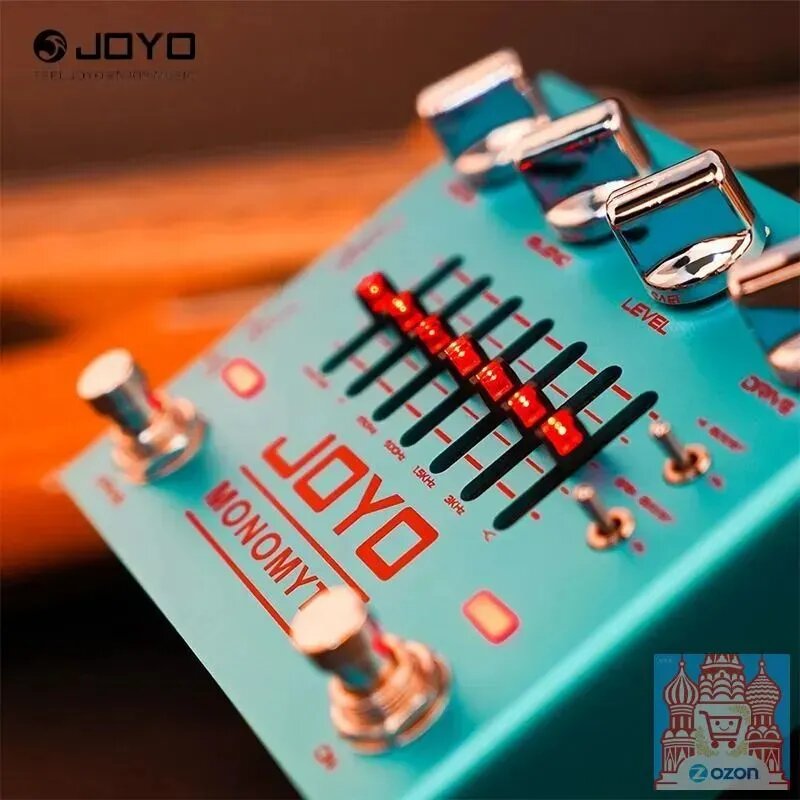 JOYO R-26 MONOMYTH Педаль бас-гитары, педаль эффектов симулятора усилителя Overdrive с эквалайзером и шумоподавлением JOYO