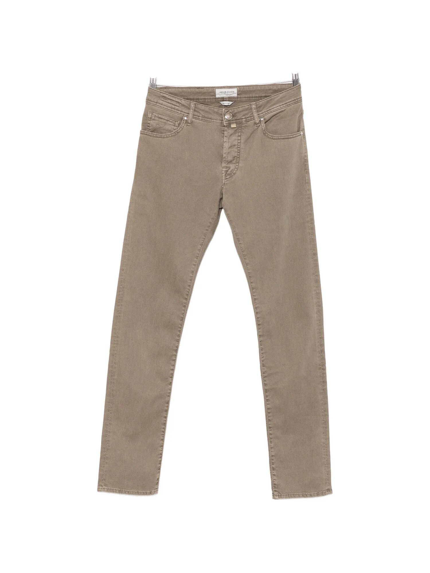 Брюки Jacob Cohen Nick logo-patch five-pocket trousers
