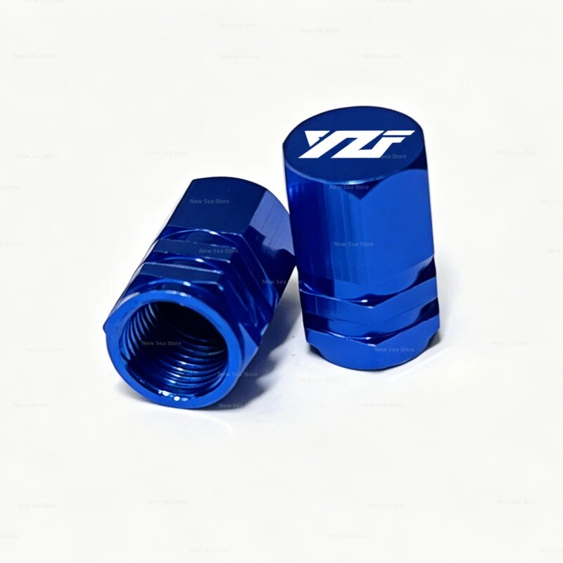 Алюминиевые Колпачки Для Колесных Дисков Yamaha YZF R3 R25 R6 R1 R125 250 - Защитные Накладки B Blue