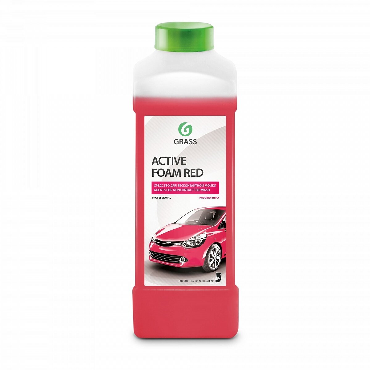 Активная пена Active Foam Red GRASS, канистра 1кг 800001