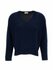 Свитер Drumohr Cashmere V-neck sweater, размер 40, , Синий принт