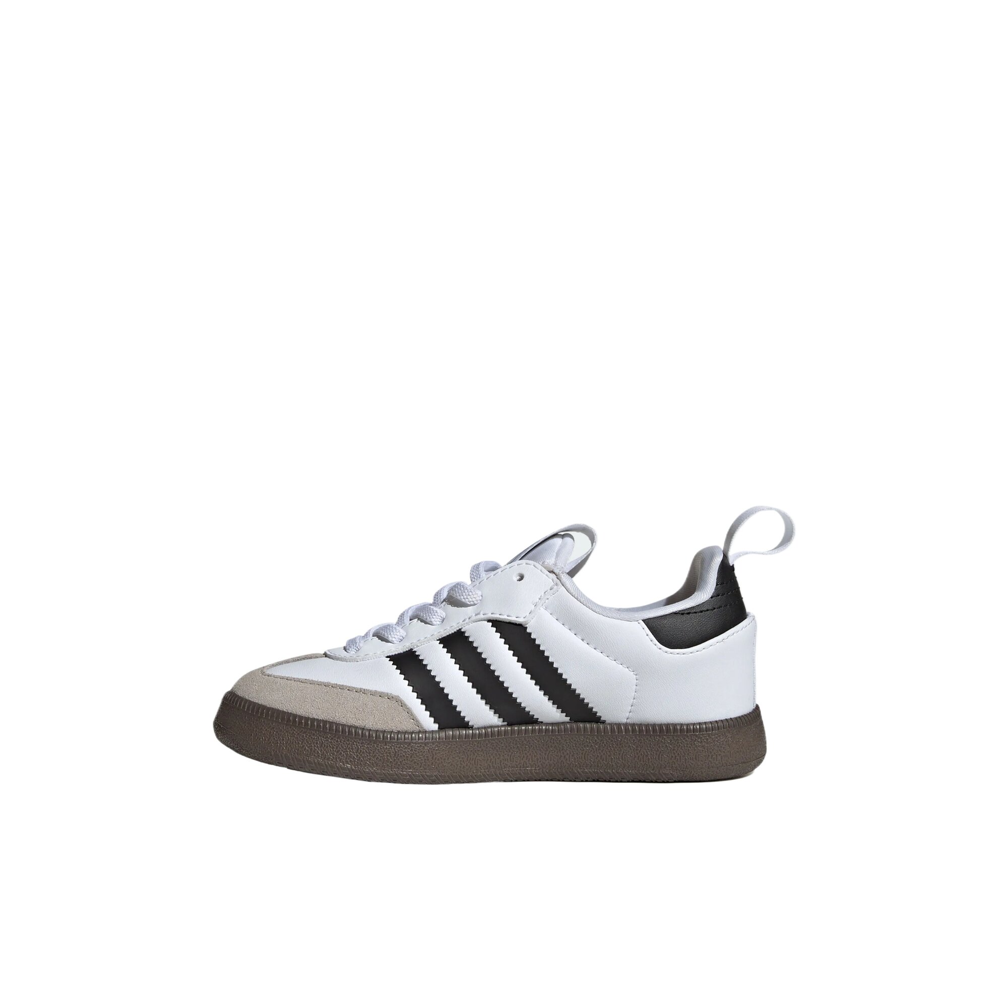 Кеды adidas, размер EU 35 стопа (21CM), белый/черный — фото 1