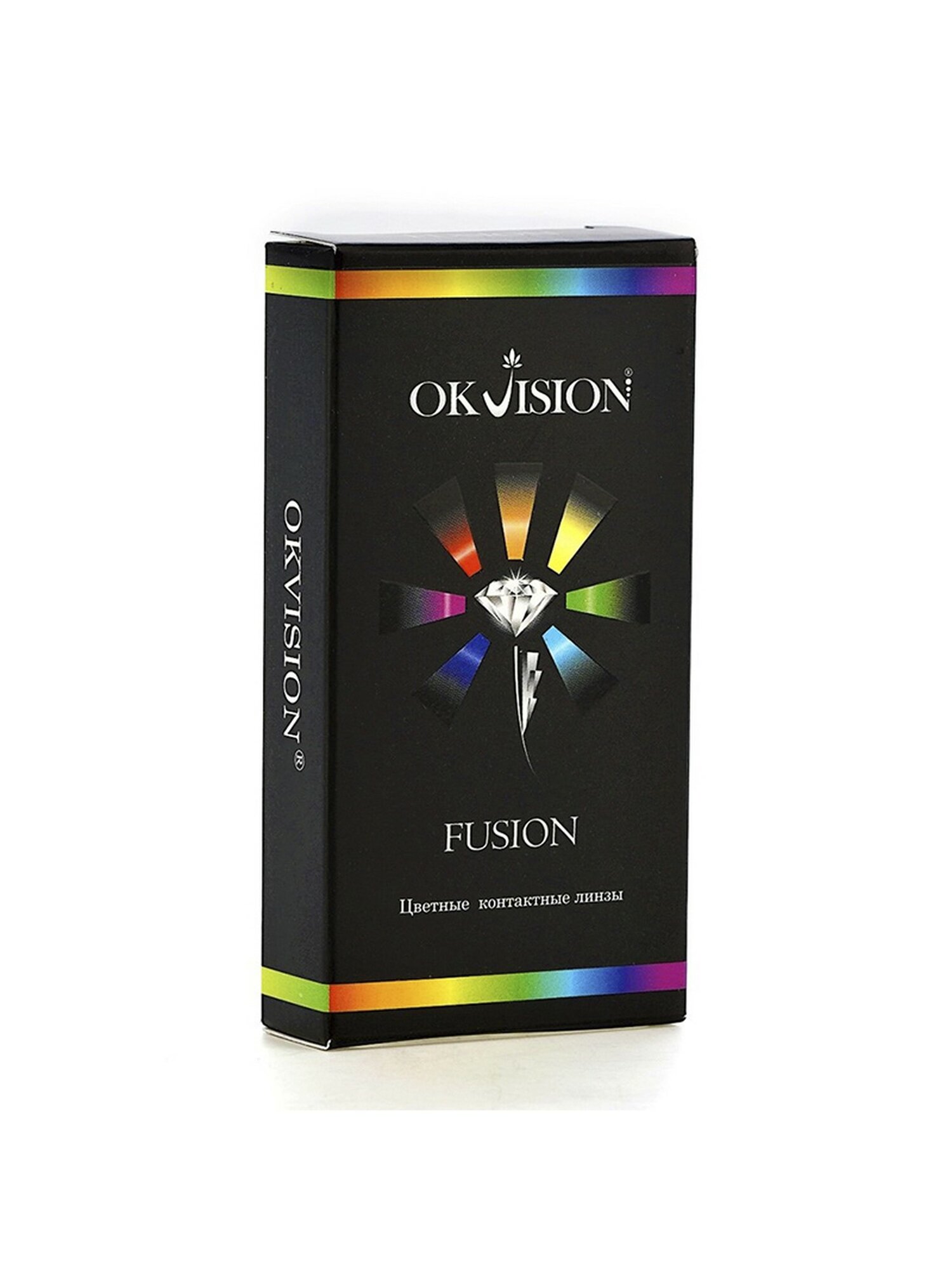 OKVISION FUSION 8,6/14,0 N2 /-0,00/ мягкие контактные линзы/BRILLIANT BLUE
