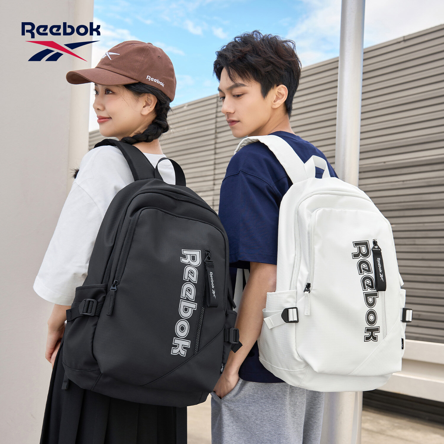 Сумка Reebok, фактура стеганая — фото 1