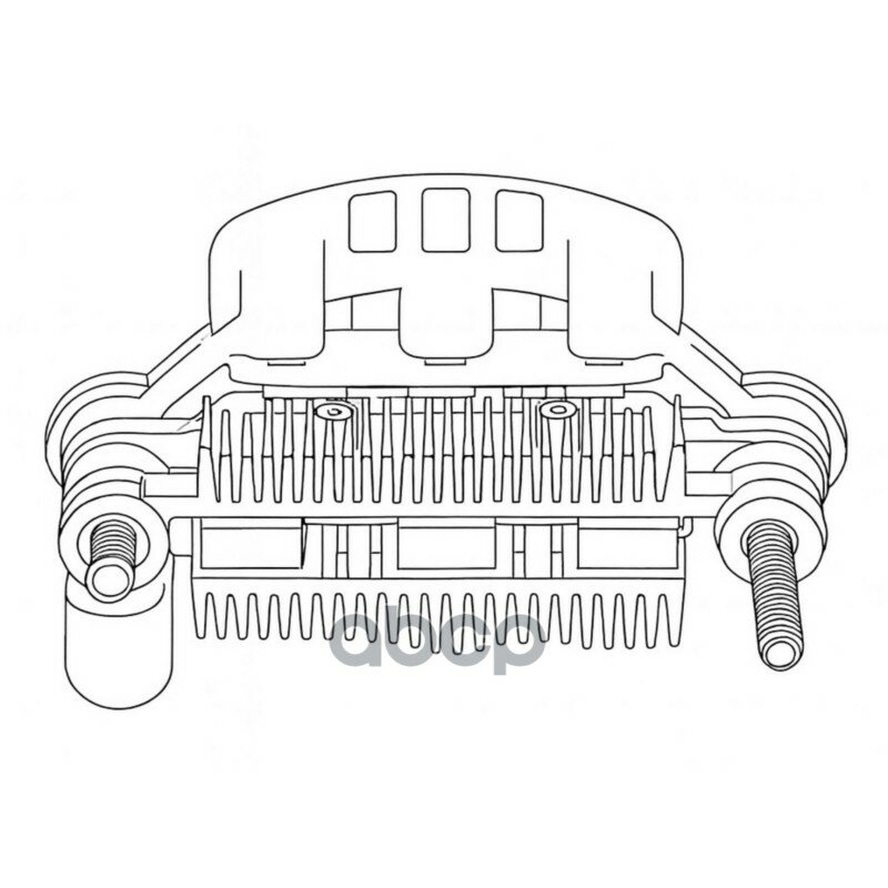 Мост диодный генератора для автомобилей Mitsubishi Lancer IV (88-)/Hyundai Lantra (90-) 1.5i (тип Mi STARTVOLT арт. VDB1114