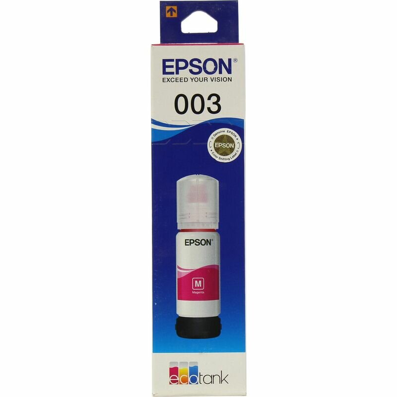 Чернила 003 для EPSON L3100, L3150, L3151, L3101 C13T00V398 пурпурные