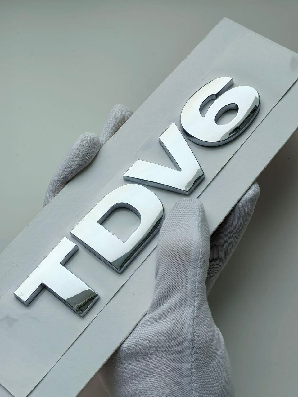 Надпись TDV6 160*32 мм шильдик эмблема Land Rover