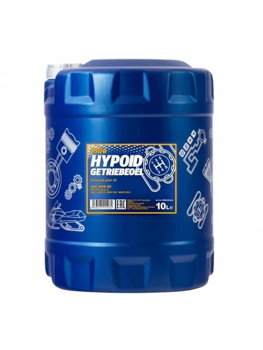 Универсальное всесезонное трансмисcионное MANNOL Hypoid Getr