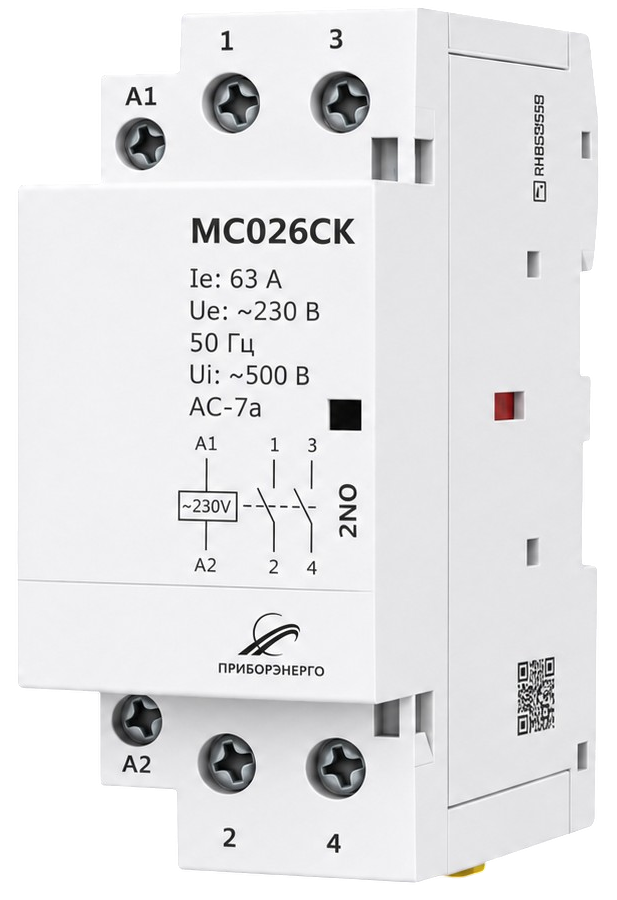 Контактор модульный MC026CK, арт. БП-00007497, НТК приборэнерго