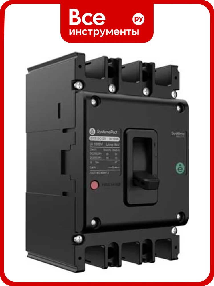 Автоматический выключатель Systeme Electric SYSTEMEPACT CCB DC250 2P50КА/3P50КА 3P TMD100 SPD1252F3E1003D