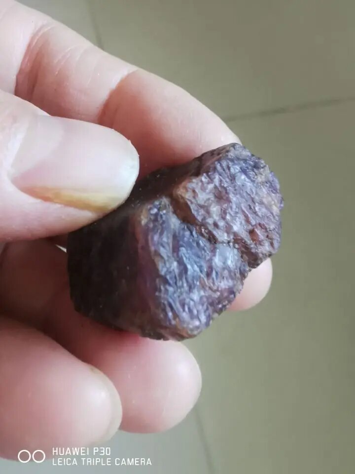 BASILOSAURUS Сапфир природный фиолетовый и синий Синий, 26.4g(24mm)