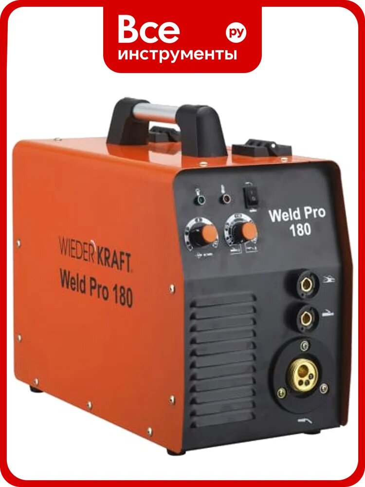 Универсальный сварочный инверторный аппарат WIEDERKRAFT Weld Pro 180