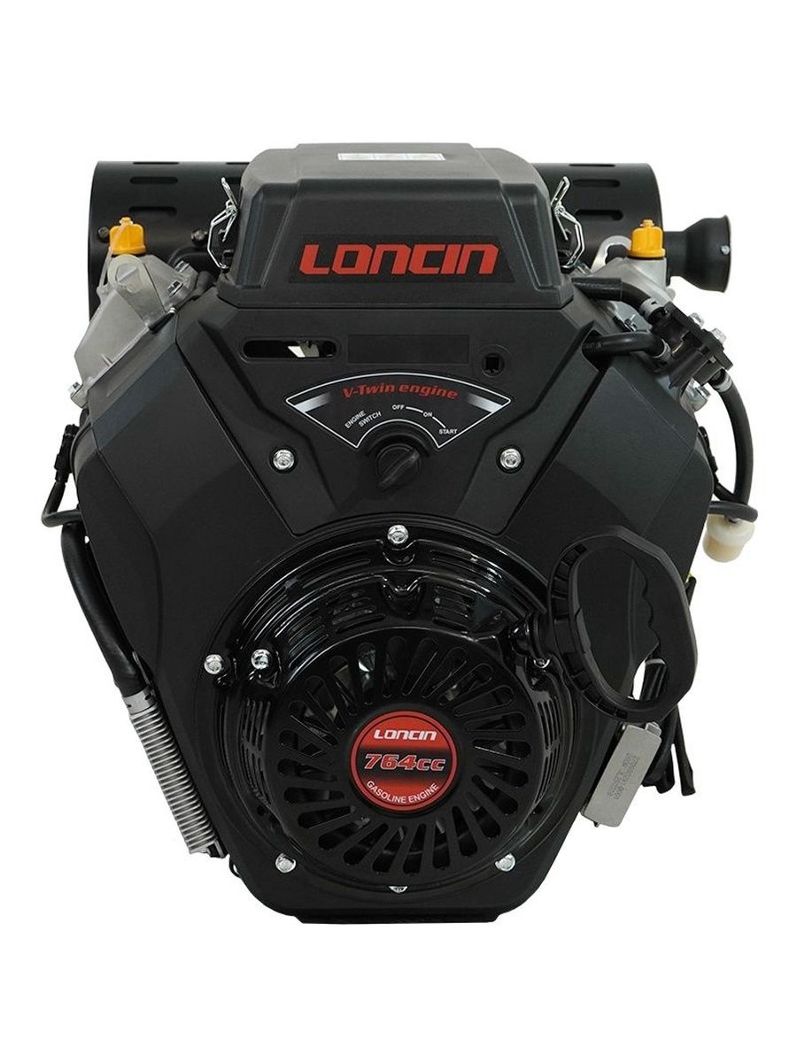 Двигатель Loncin LC2V80FD (H type) V-образн,764 см куб, D25 мм,20А руч и эл/зап(тросовое управление)