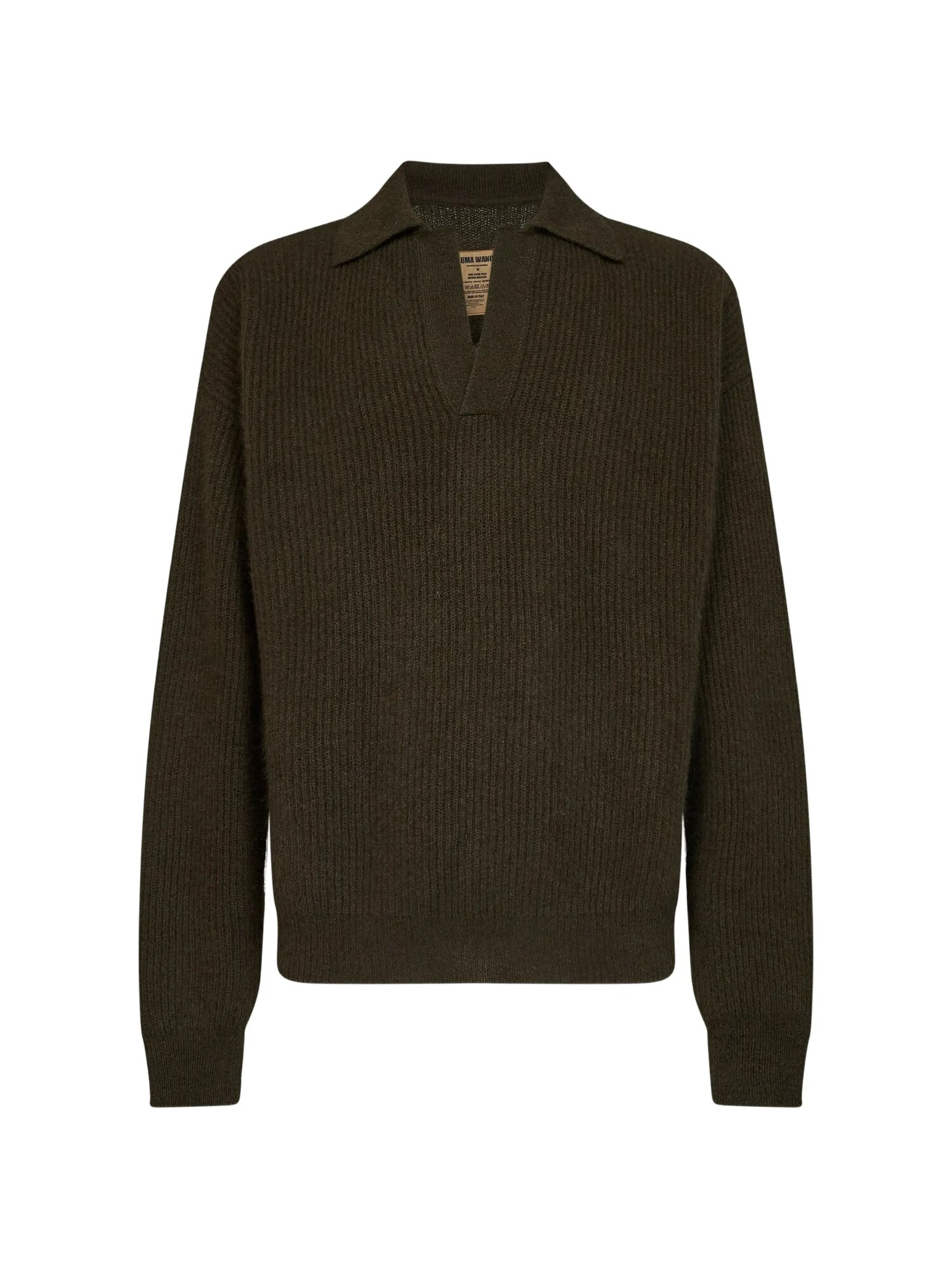 Свитер UMA WANG Ribbed-knit long-sleeve sweater