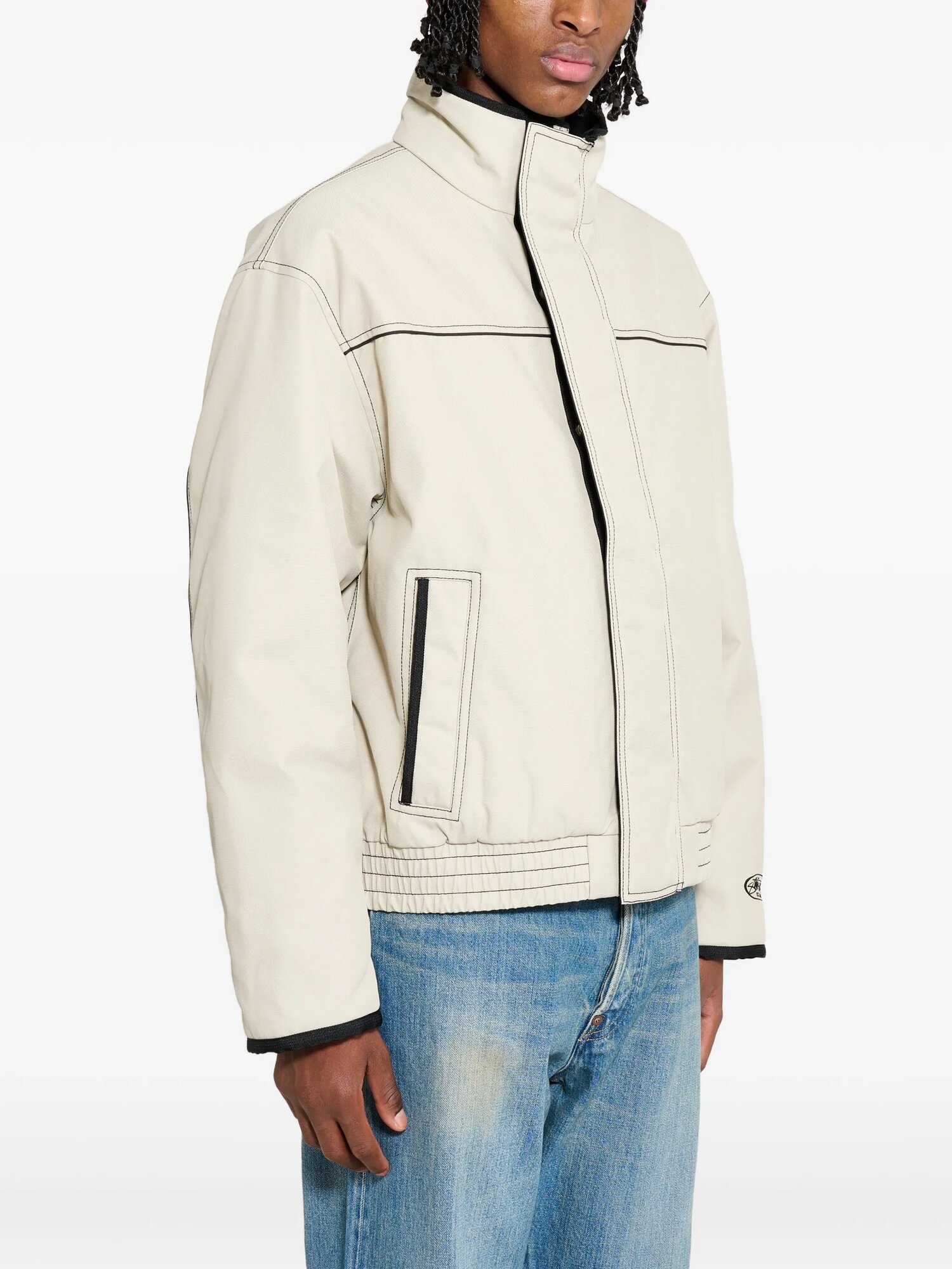 Куртка Stussy Contrast-stitch built jacket, размер 52, разноцветный — фото 1