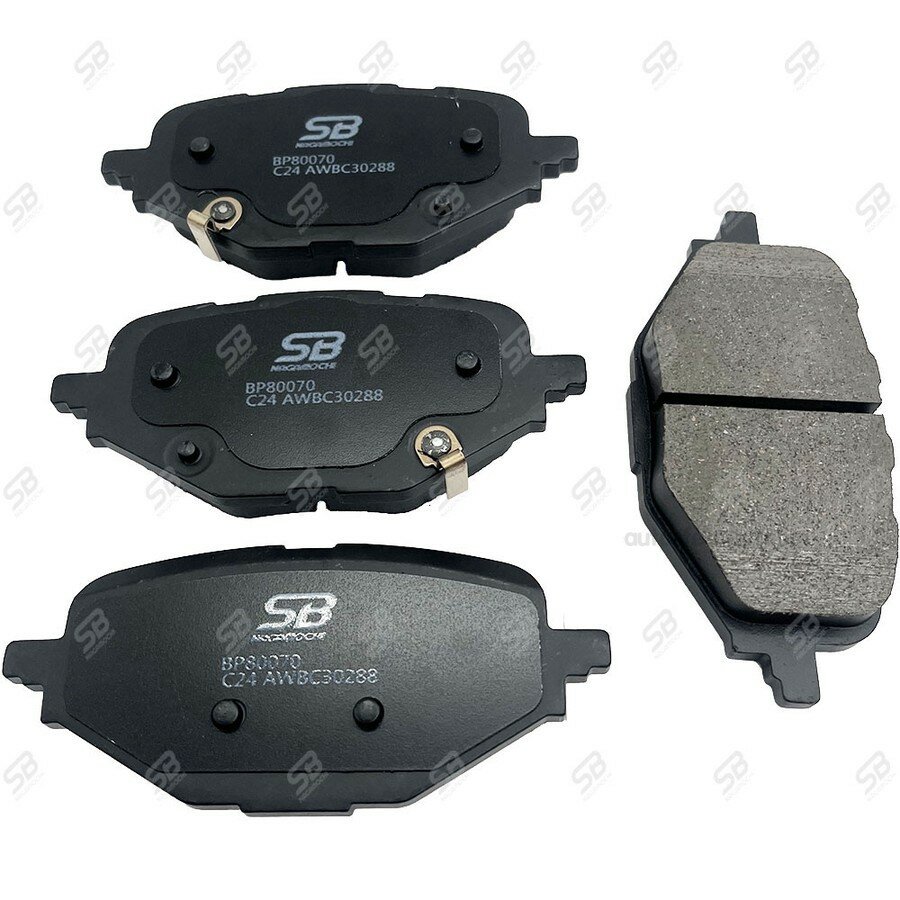SB NAGAMOCHI BP80070 К-т дисков. тормоз. колодок