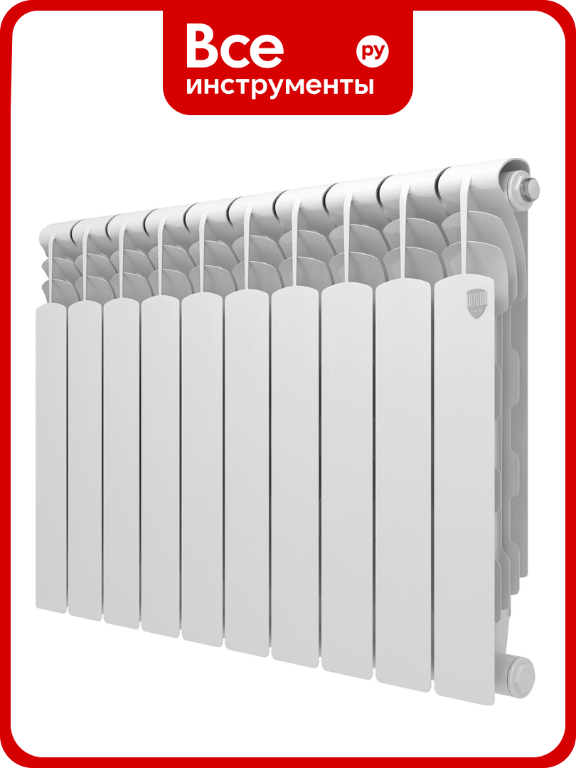 Радиатор биметаллический ROYAL THERMO Revolution B 500 – 10 секц. НС-1682417
