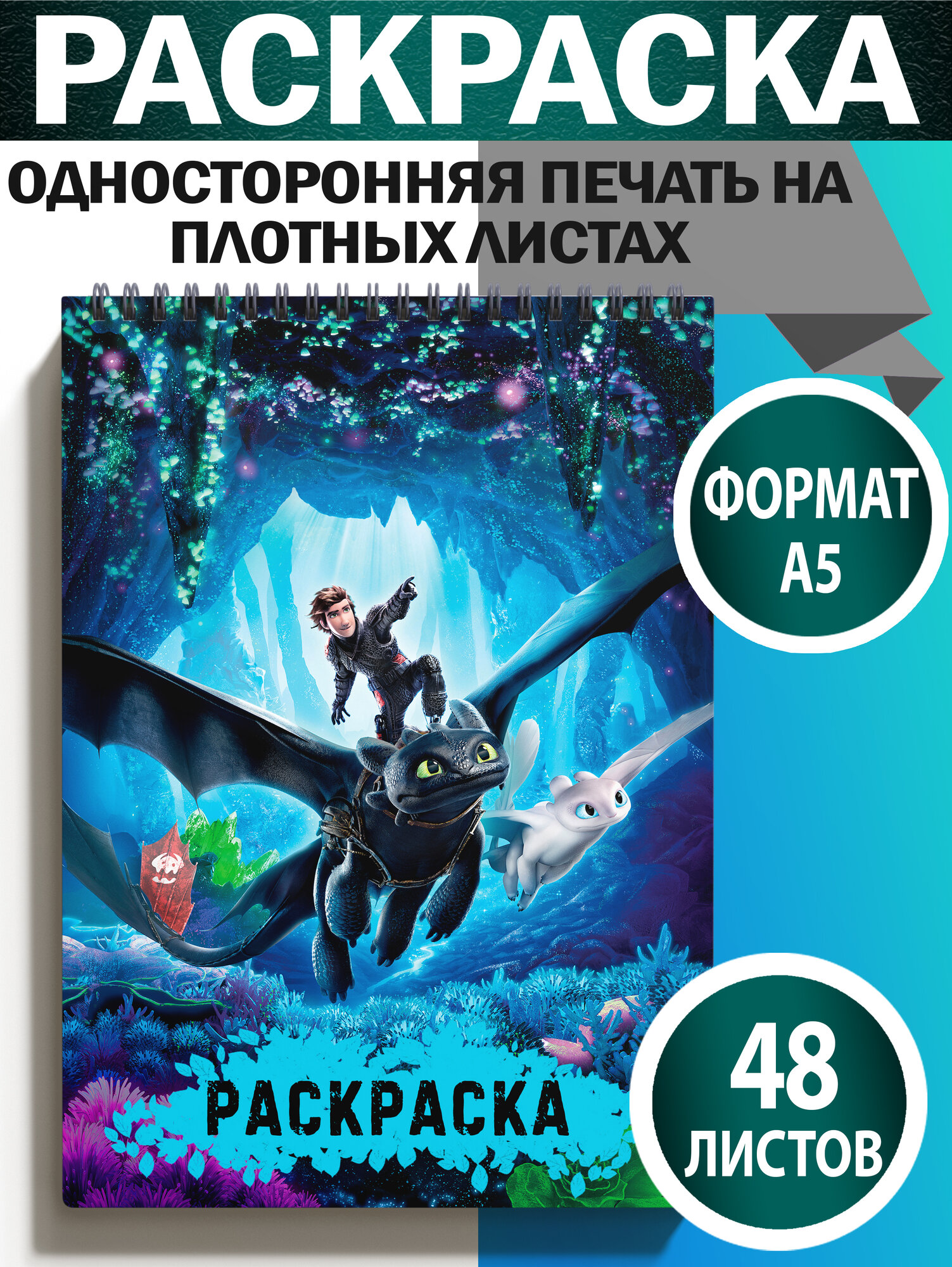 Раскраска Как приручить дракона