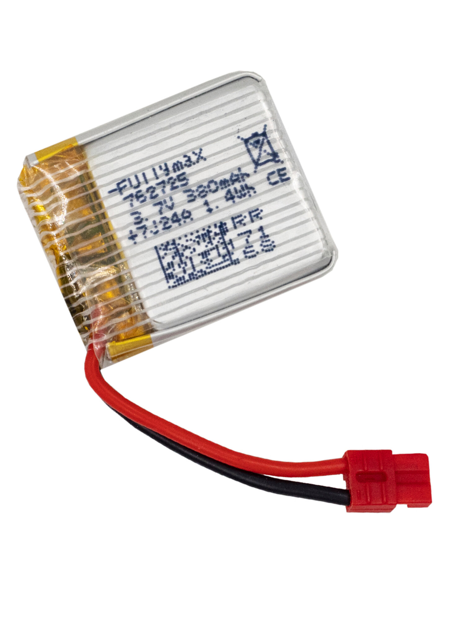 Аккумулятор для квадрокоптера Syma X21, X21W, X26, X26A (3.7V, 380mah)