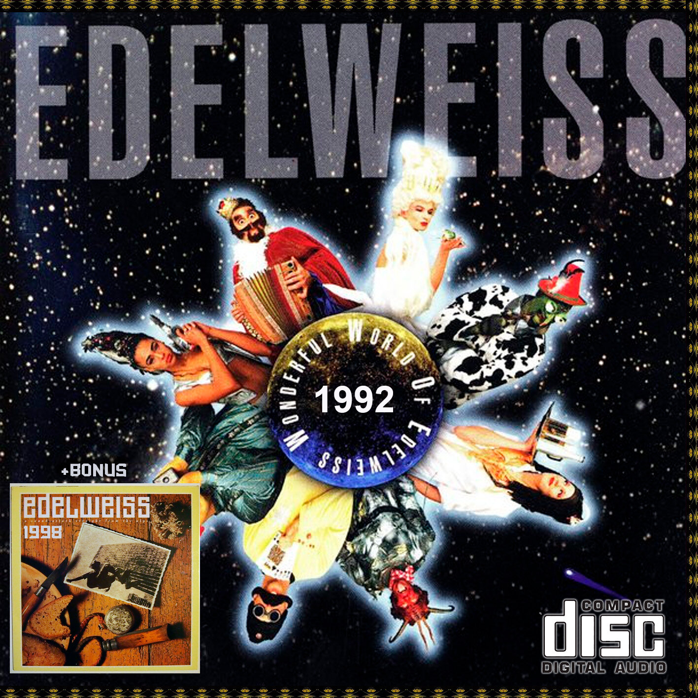 Edelweiss - Wonderful world of Edelweiss (1992) + Edelweiss (1988) (легенда 90х) CD (запись на CD-R)