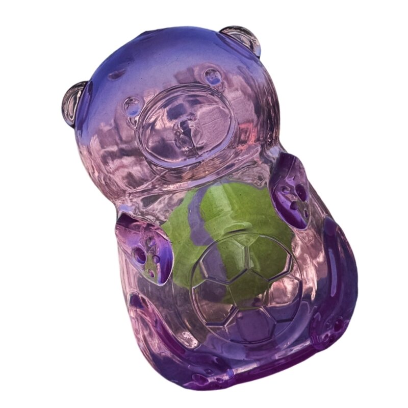 Игрушки для кошек, Игрушечный мяч для защиты от скуки домашних собак-фиолетовый