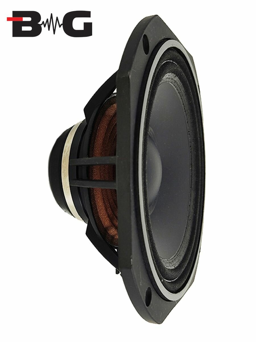 Динамик Mid-bass 6" BG PL615N , 80 Вт, 8 Ом, катушка 1,5", динамики автомобильные