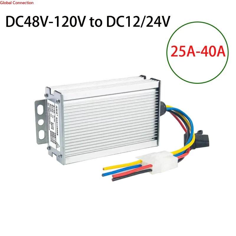 Конвертер DC 48V-96V в DC 12V/24V 25-40A 72-120to12V40A 5wire